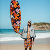 Tyler Skelly Floral // All Day Trunk (18") - Black – Catch Surf®