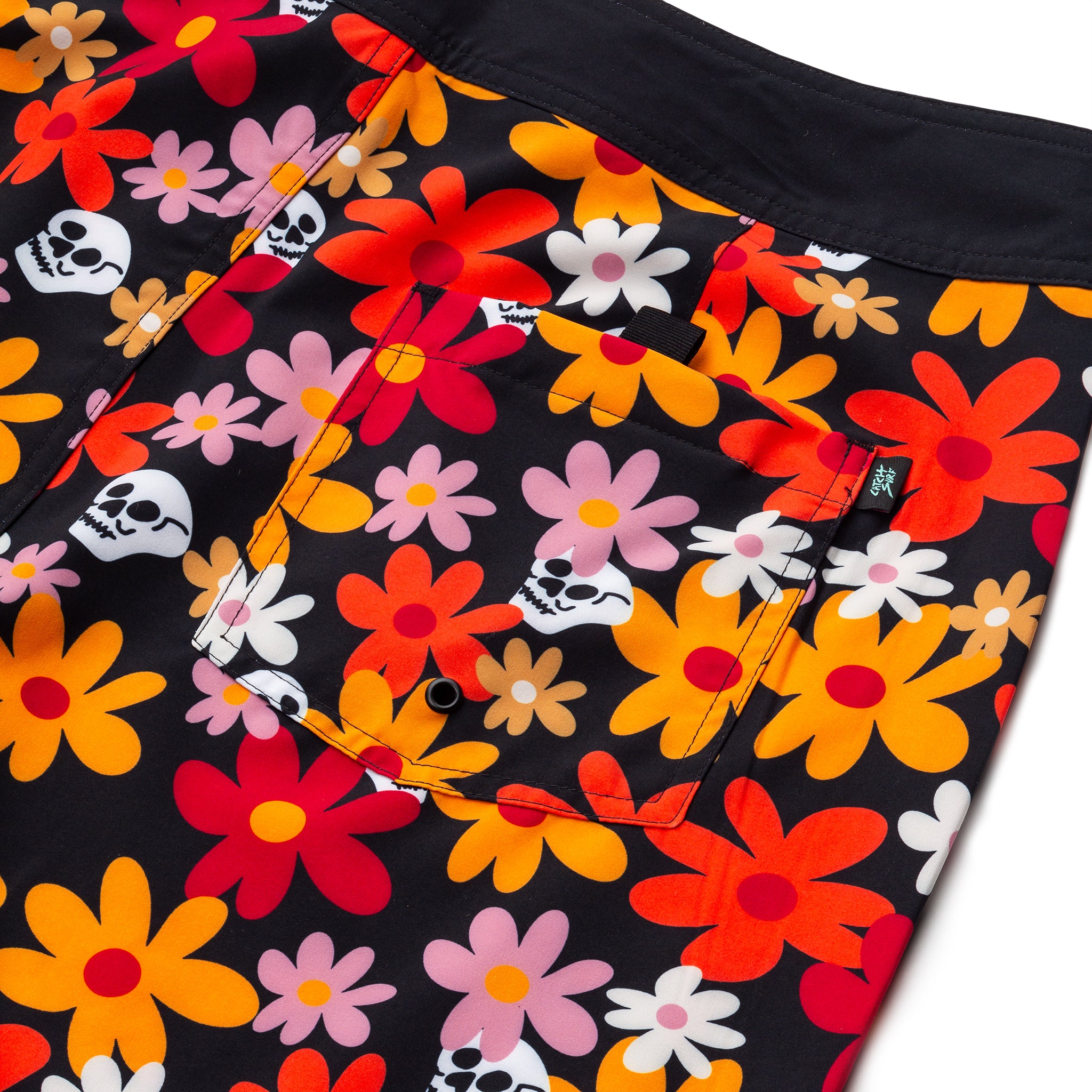 Tyler Skelly Floral // All Day Trunk (18") - Black – Catch Surf®