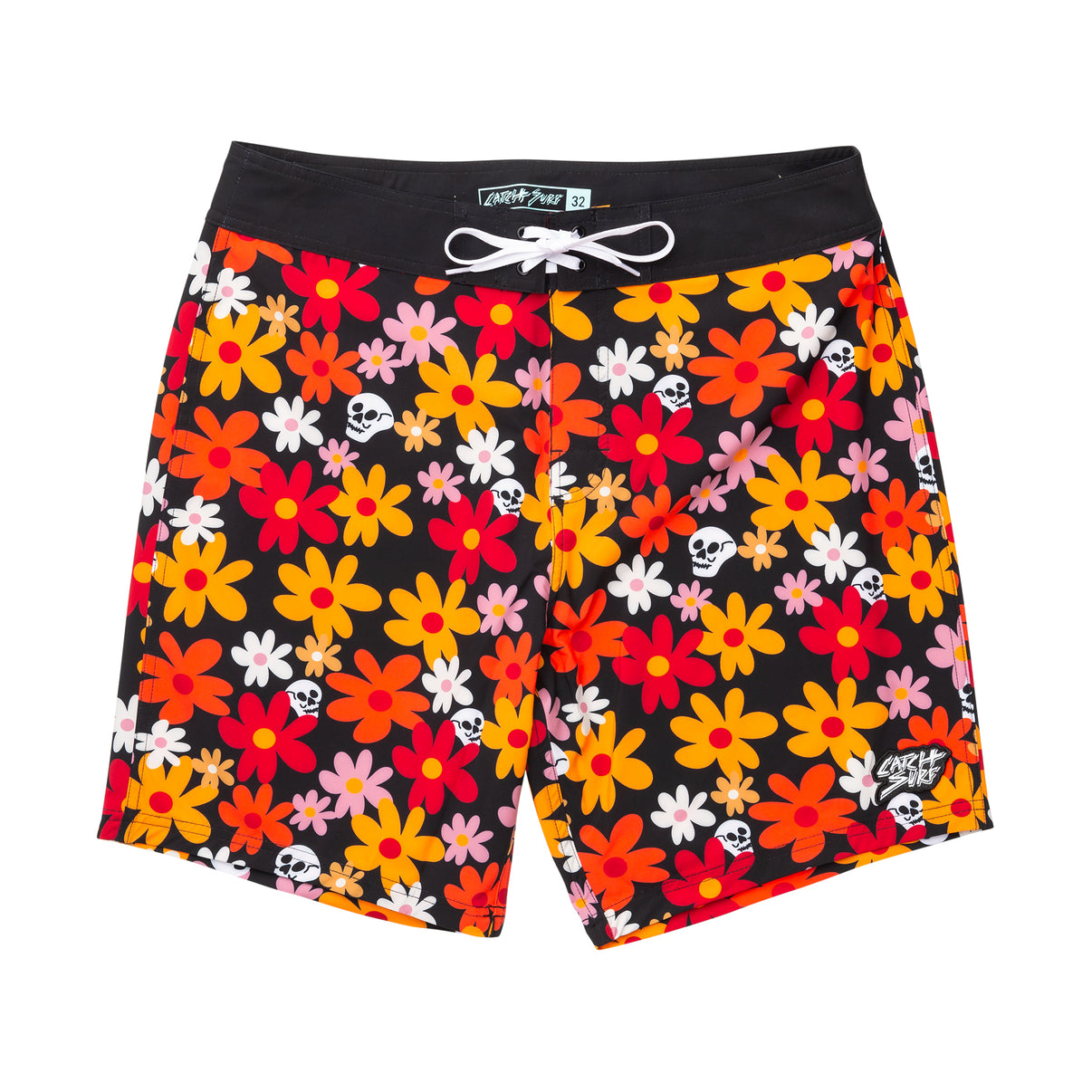 Tyler Skelly Floral // All Day Trunk (18") - Black – Catch Surf®