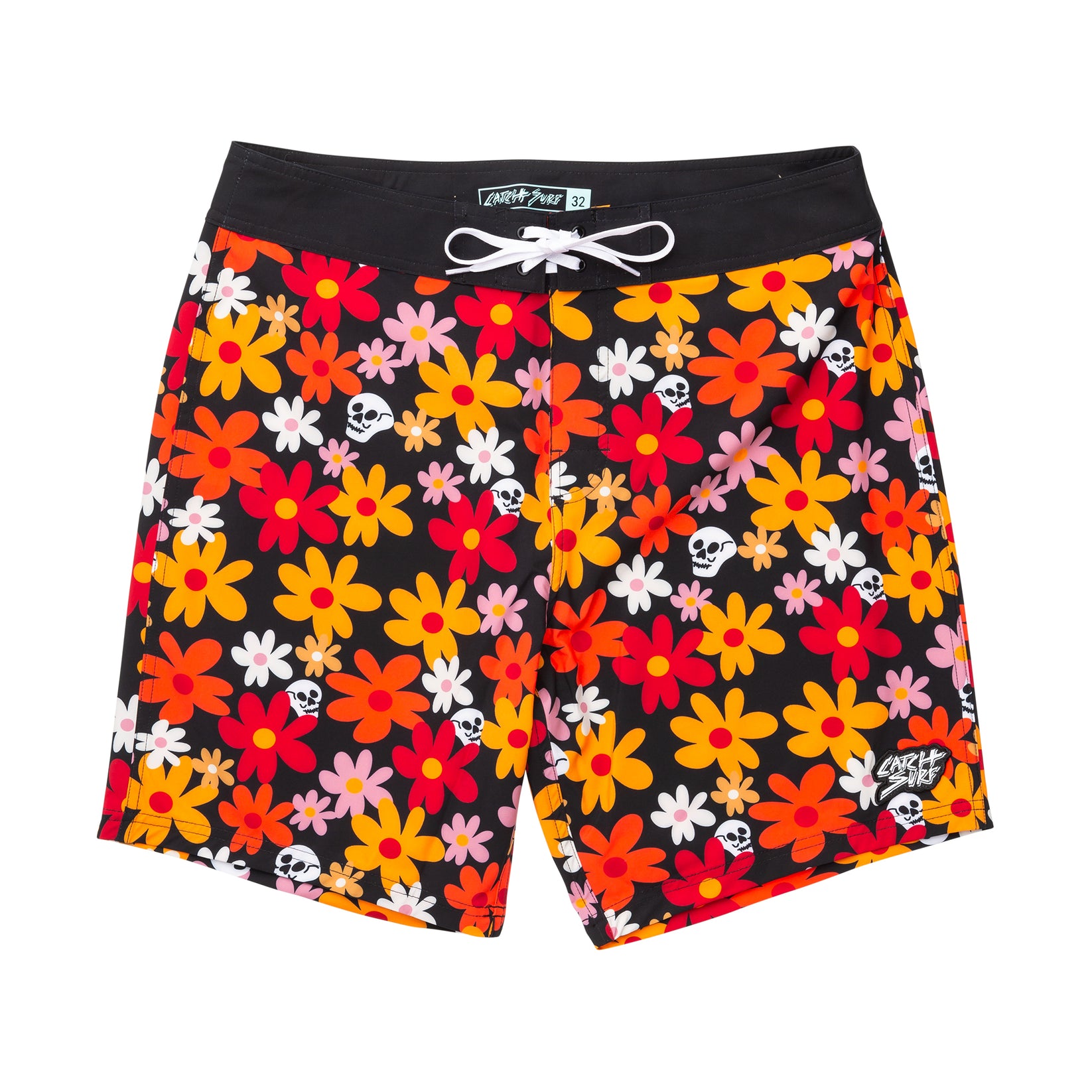 Tyler Skelly Floral // All Day Trunk (18") - Black – Catch Surf®